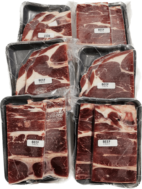Brisco - Beef Chuck Steaks (3kg) - Bulk Beef Chuck at Wholesale Prices